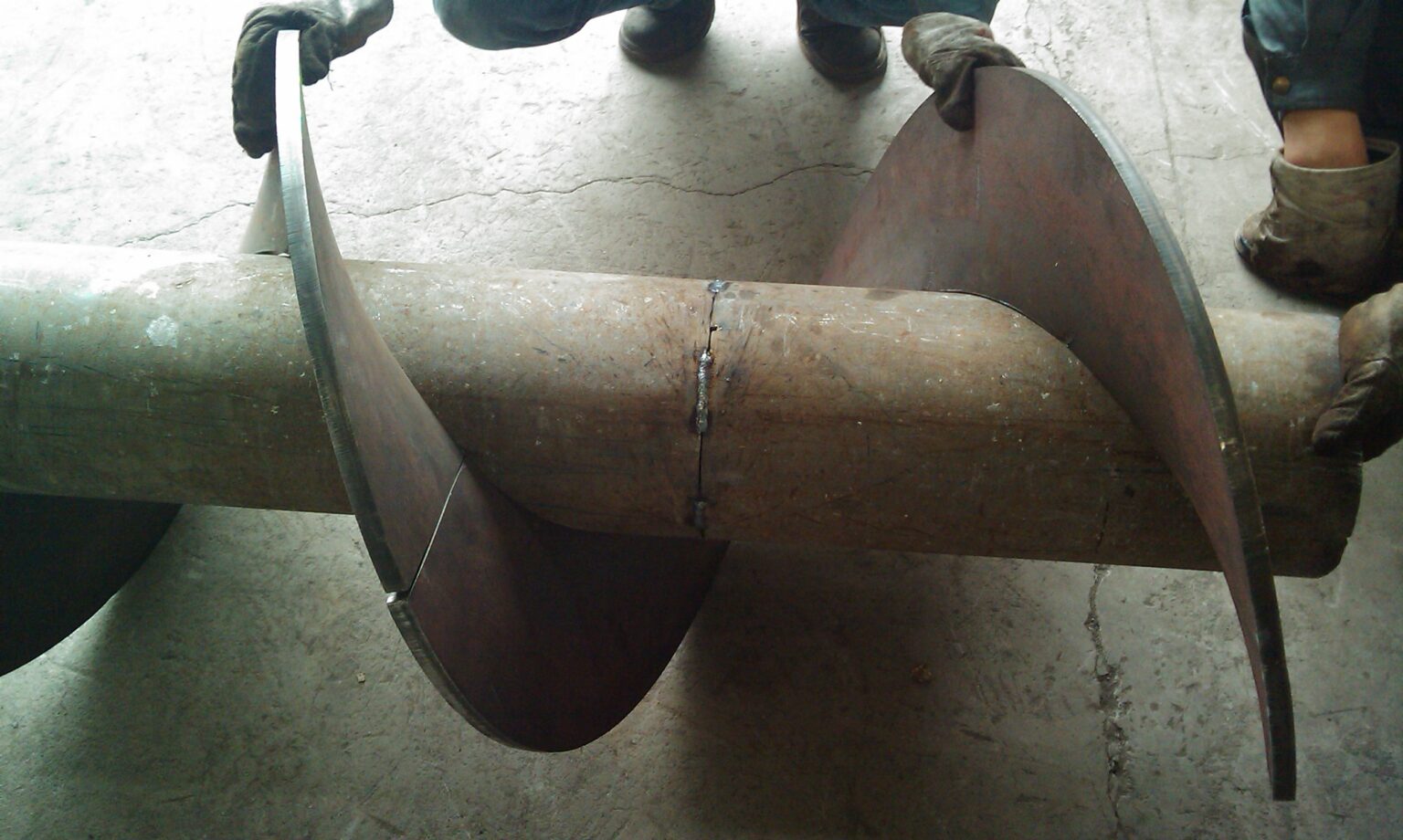 Sectional Screw Flight - YT Conveyor