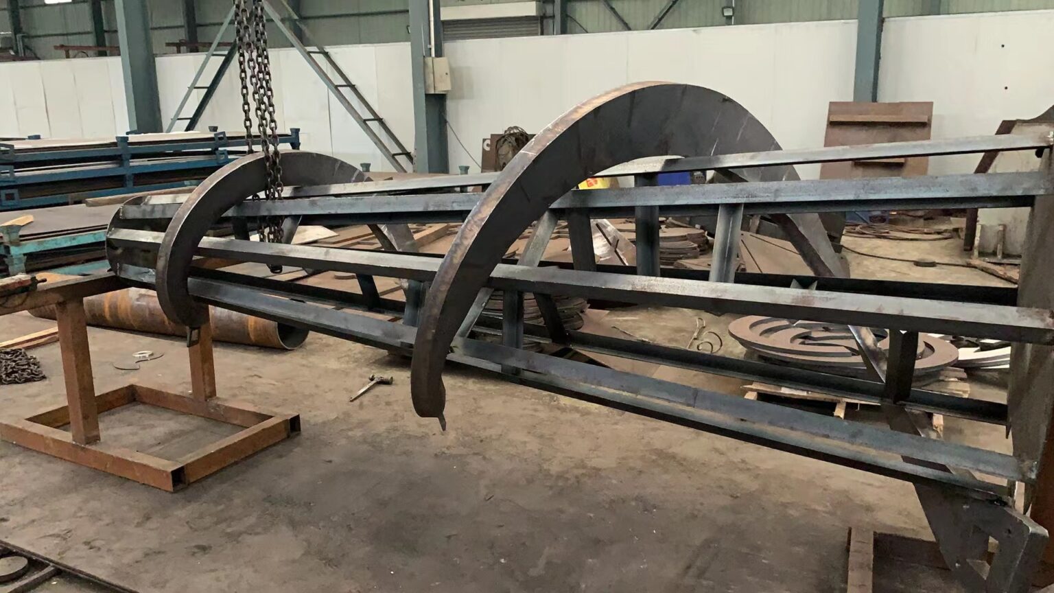 1.2m OD with Pitch 50mm Thickness Conical Screw Flight - YT Conveyor